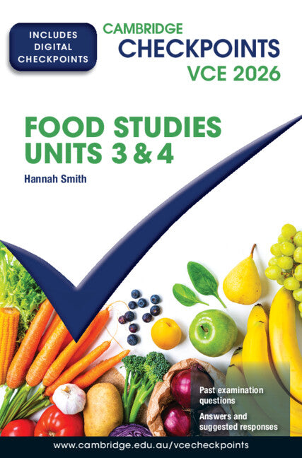 Cambridge Checkpoints VCE Food Studies Units 3&4 2026 Digital Code ...