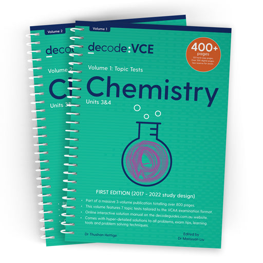Decode Chemistry Units 3&4 2nd edition (2Vol) Bundle (2024~2027 ...