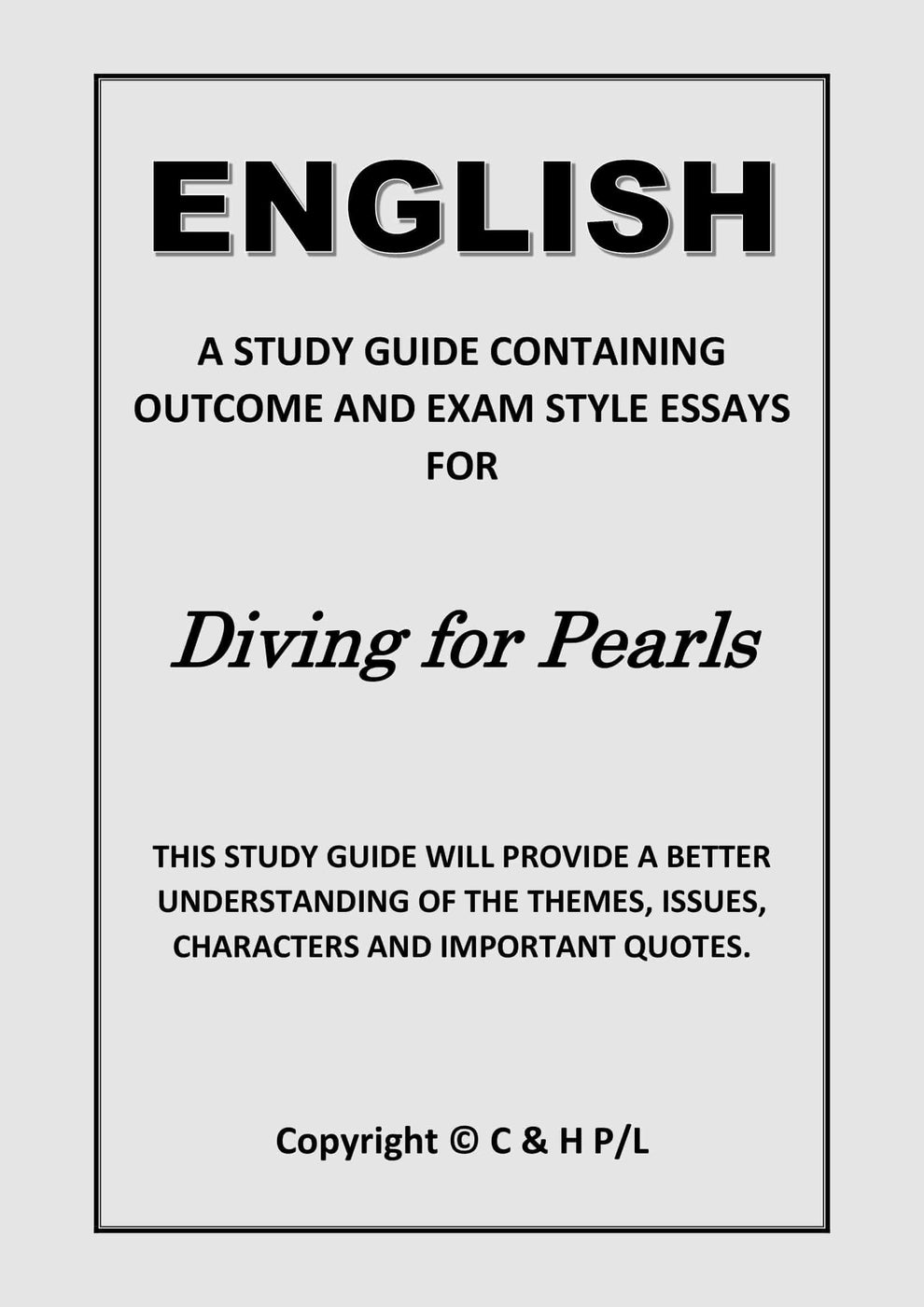 DIVING FOR PEARLS (SSRC) – Student Success Resource Centre
